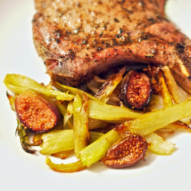 Roasted Figs and Fennel – she cooks…he cleans